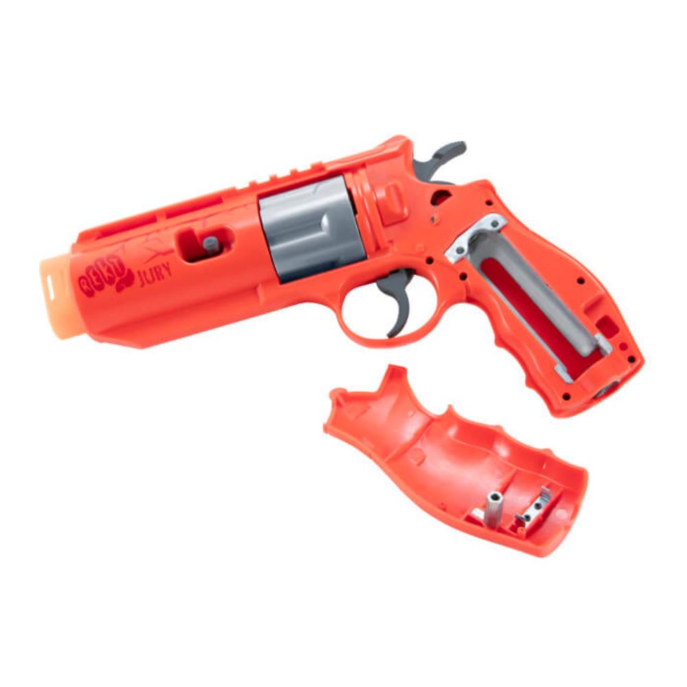 REKT Jury CO2 Foam Dart Gun – High-Powered 6-Shot Action